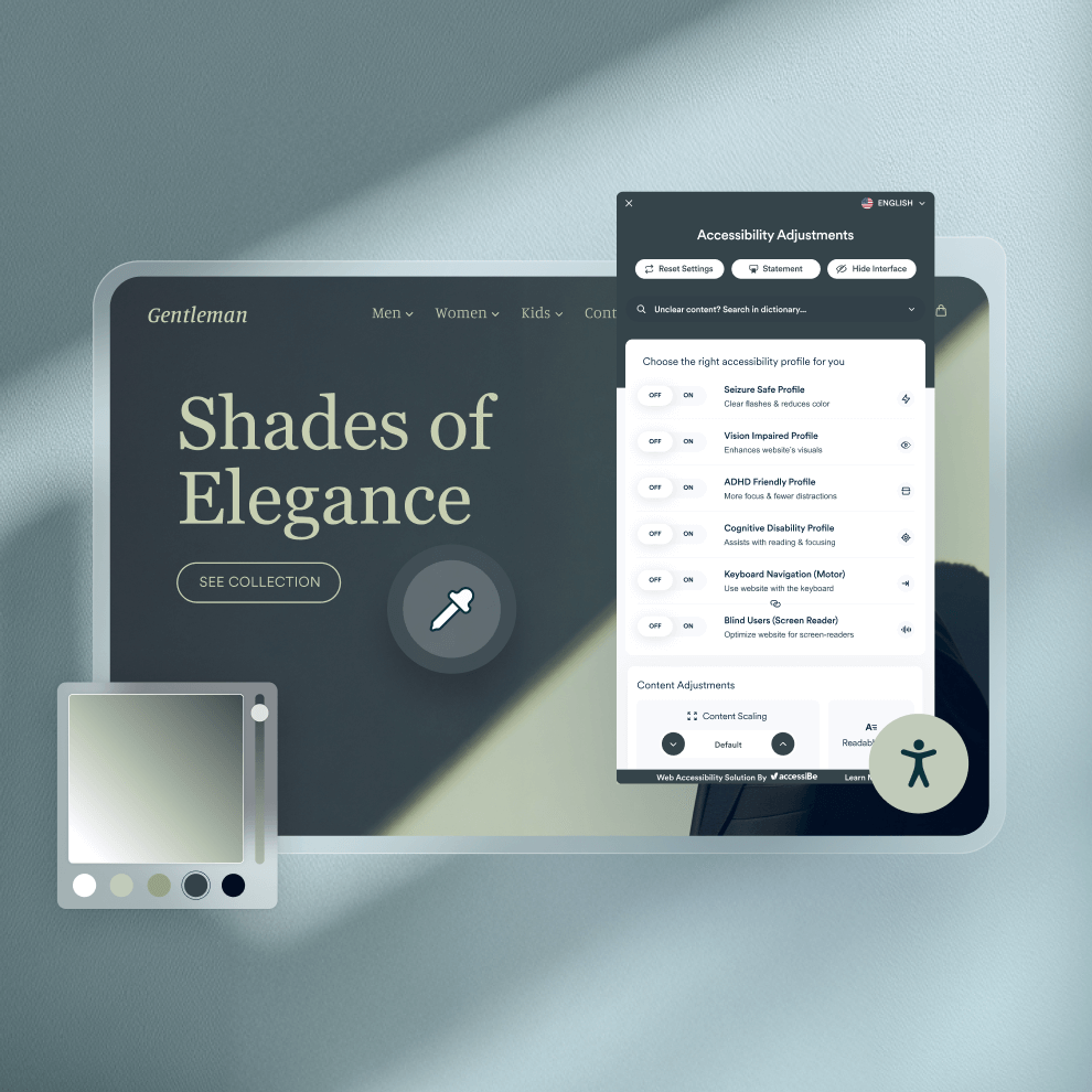 accessWidget - Accessibility Widget for WCAG & ADA Compliance - accessiBe